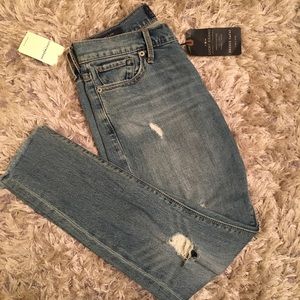 Lucky Brand | Jeans | Lucky Distressed Brooke Capri With Frayed Bottom ...